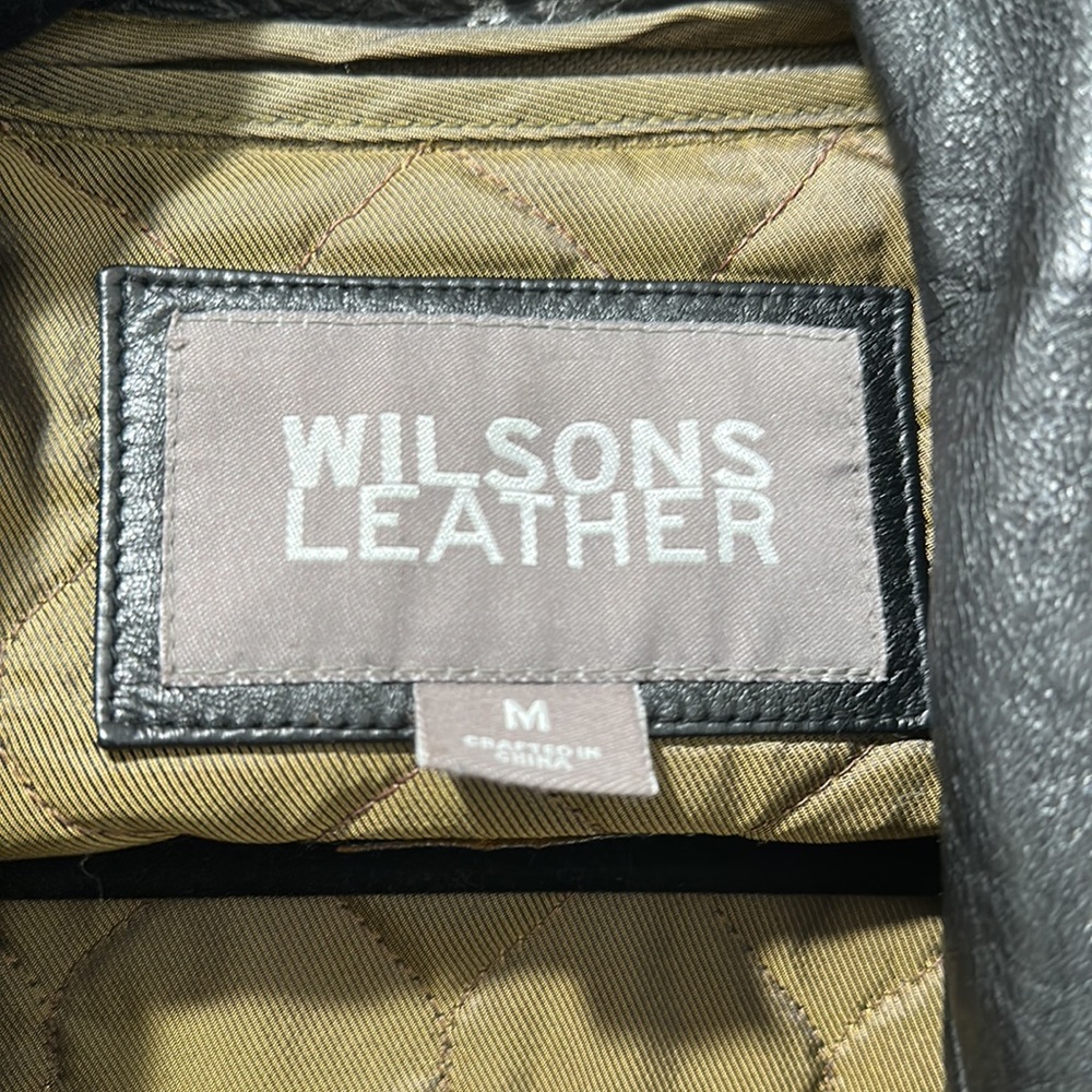Men’s Oversized Wilson Leather Jacket - Gem